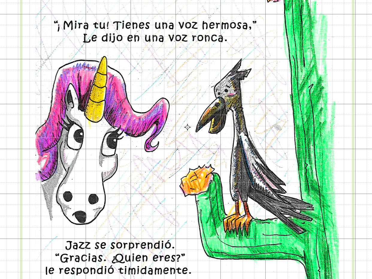 Dual Language Books for Kids with Unicorn kids book - Unicornio Jazz ...