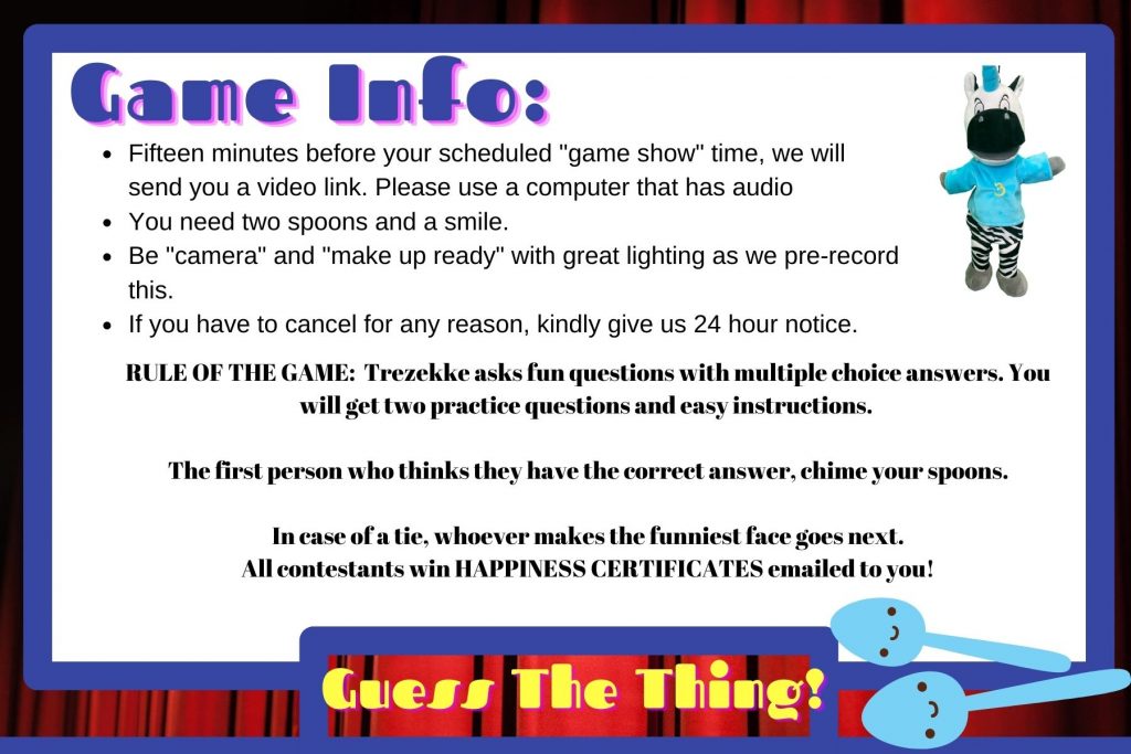 Fun Things for Kids to Do: Guess The Thing Game Show with Host, Puppet ...